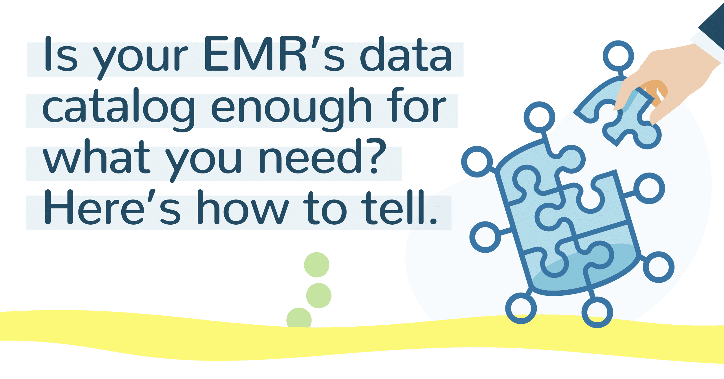 Is your EMR’s data catalog enough for what you need? Here’s how to tell ...